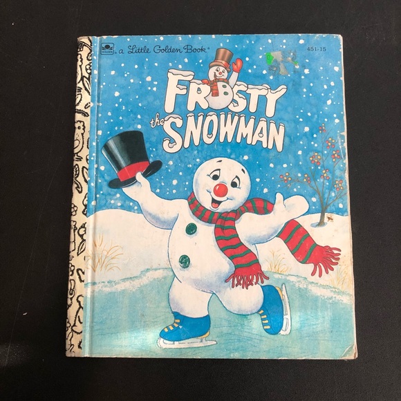Other | Vintage Frosty The Snowman A Little Golden Book By Annie North ...